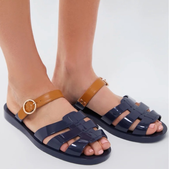 Tuckernuck | Shoes | Tuckernuck Shoes Navy Riley Jelly Sandals | Poshmark